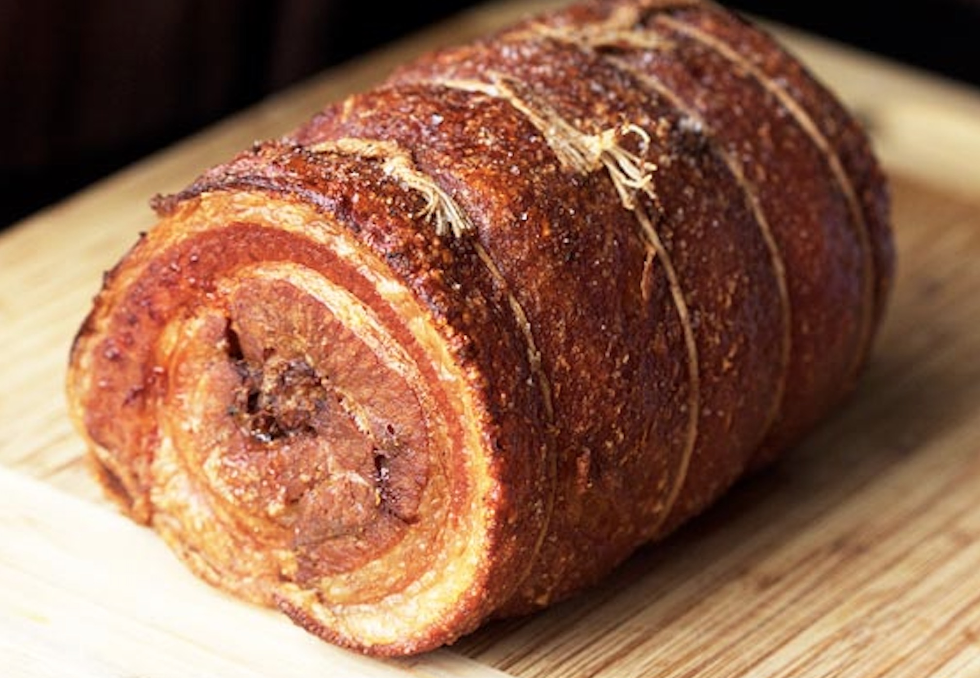 Sous Vide Pork Belly Porchetta