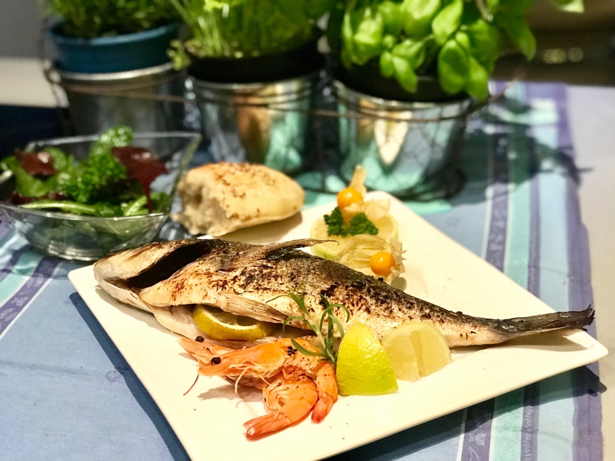 Ganze Dorade Sous Vide