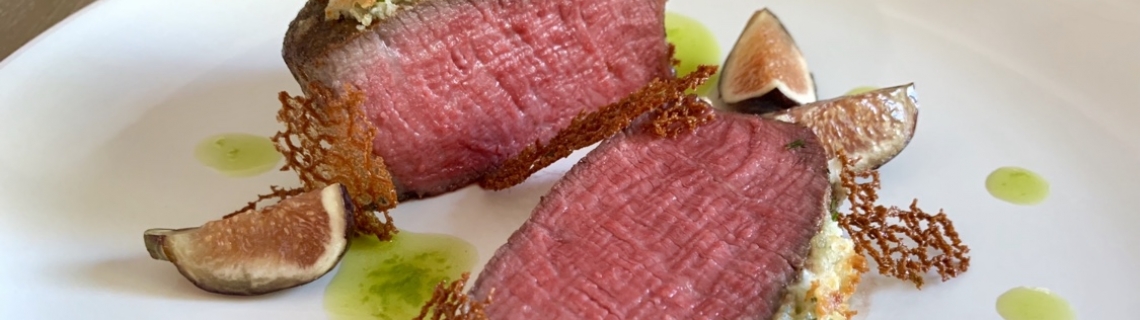 Blue Cheese Crusted Filet Mignon - Medium Rare