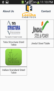 Download Indian Standard Steel Table for PC / MAC / Windows