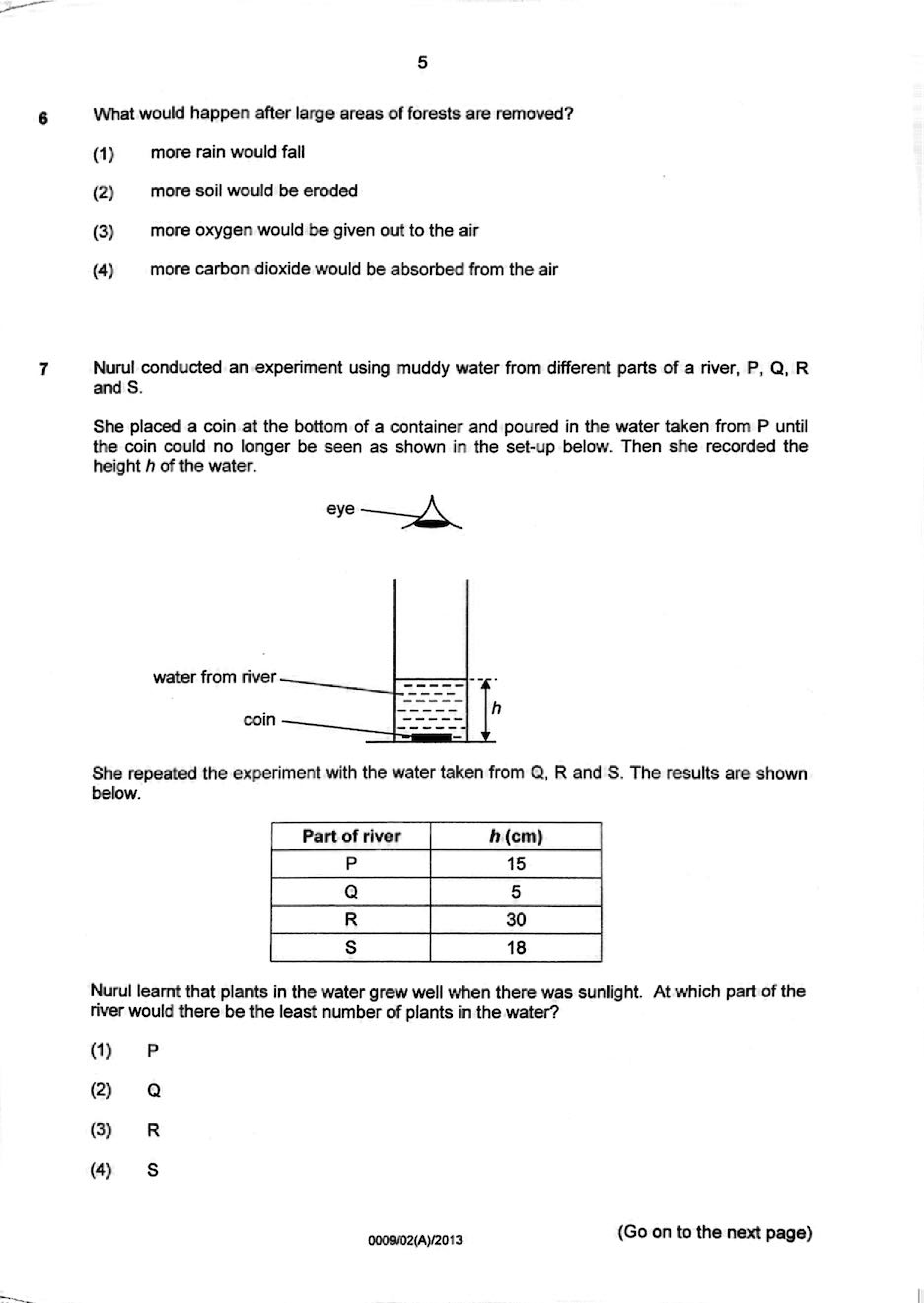 PSLE Science 2013 (mcq) - Chin Fen Ho | Library | Formative