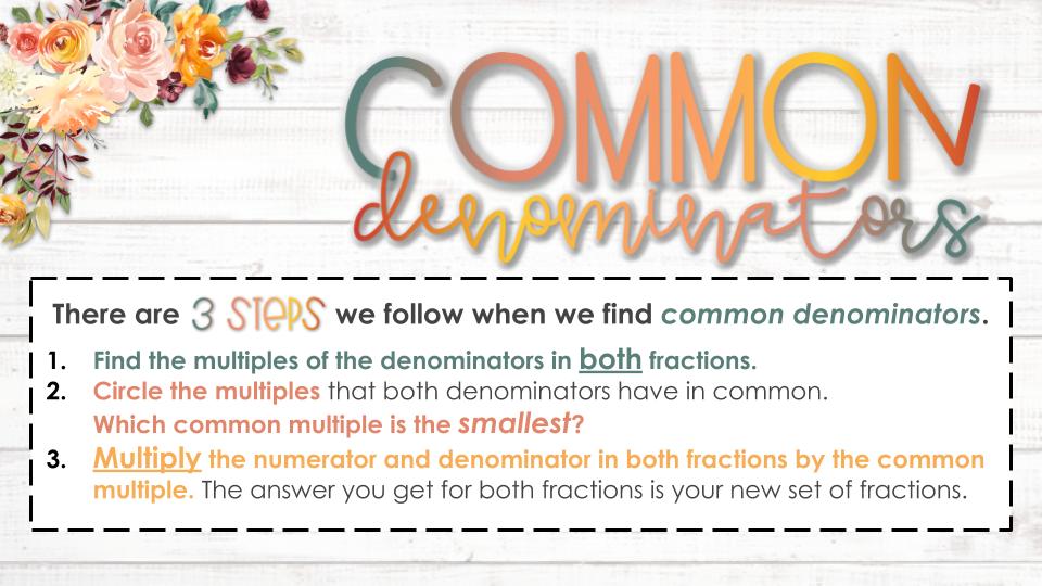Lesson 6: Finding Common Denominators - Devin McDermott | Library ...