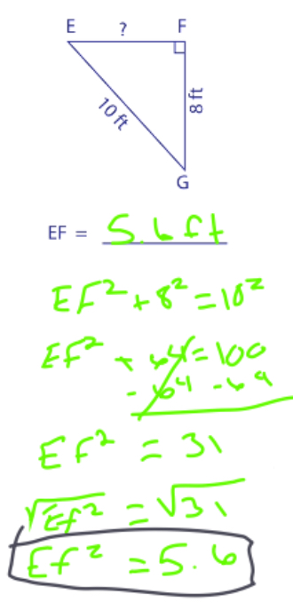 Review: Pythagorean Theorem & Trigonometric Ratios - Janet Gantert ...