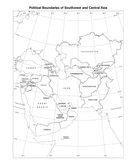 Middle East Mapping Challenge 2 - Brett Butler | Library | Formative