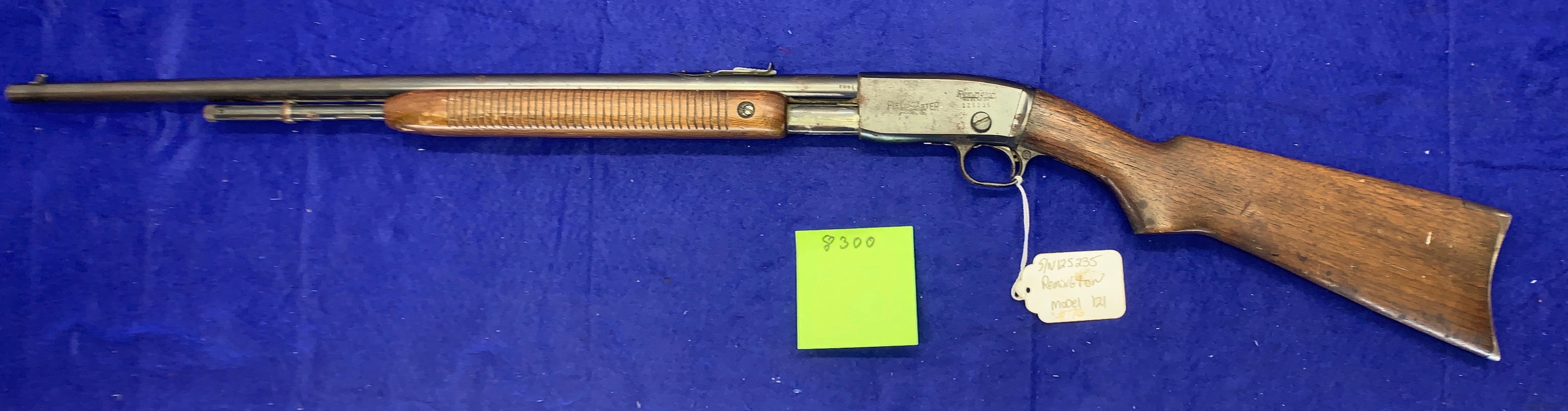 Remington MODEL 121A FIELDMASTER .22 LR Pump Action Rifle - Pump Action ...