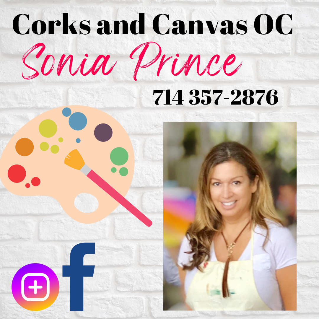 Sonia Prince · Owner, Corks and Canvas OC