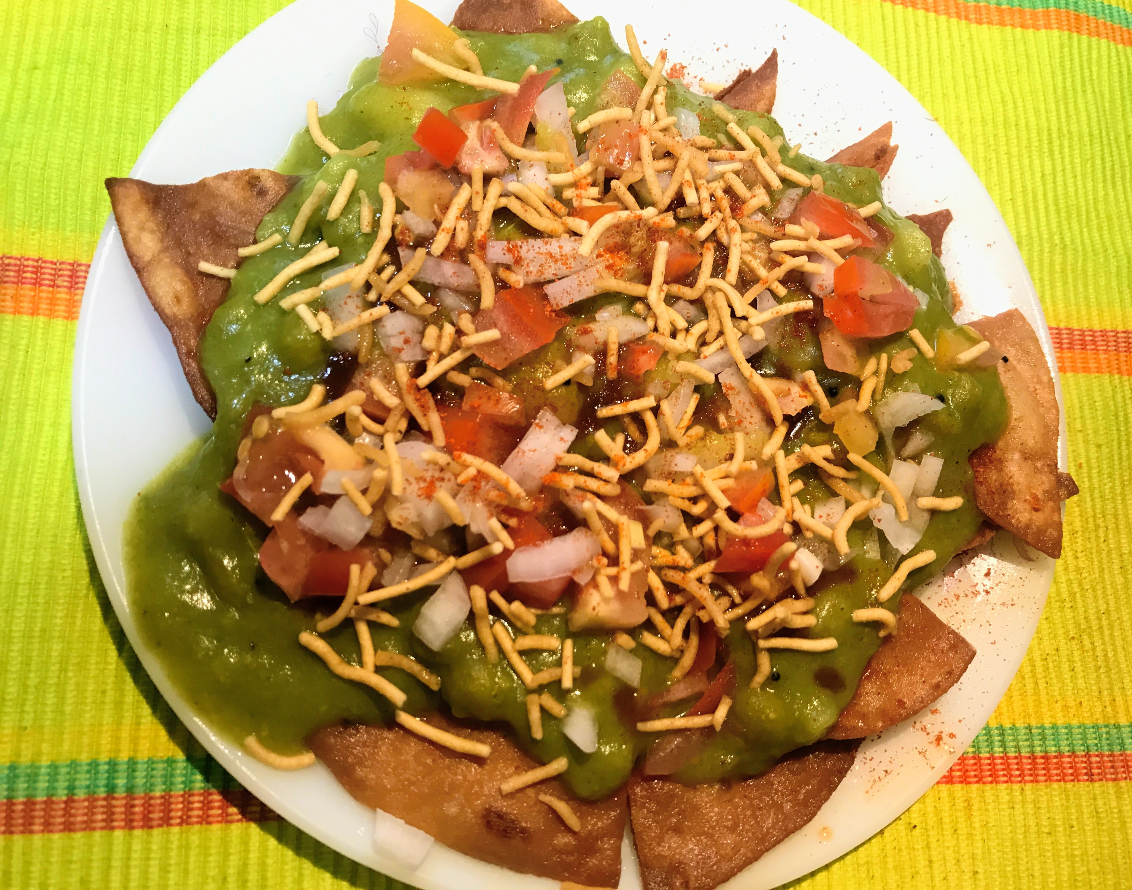 Leftover Roti Chatpata Masala Puri Chaat - Your Veg Recipe