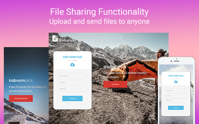 Filebox - File Sharing Template | Bubble