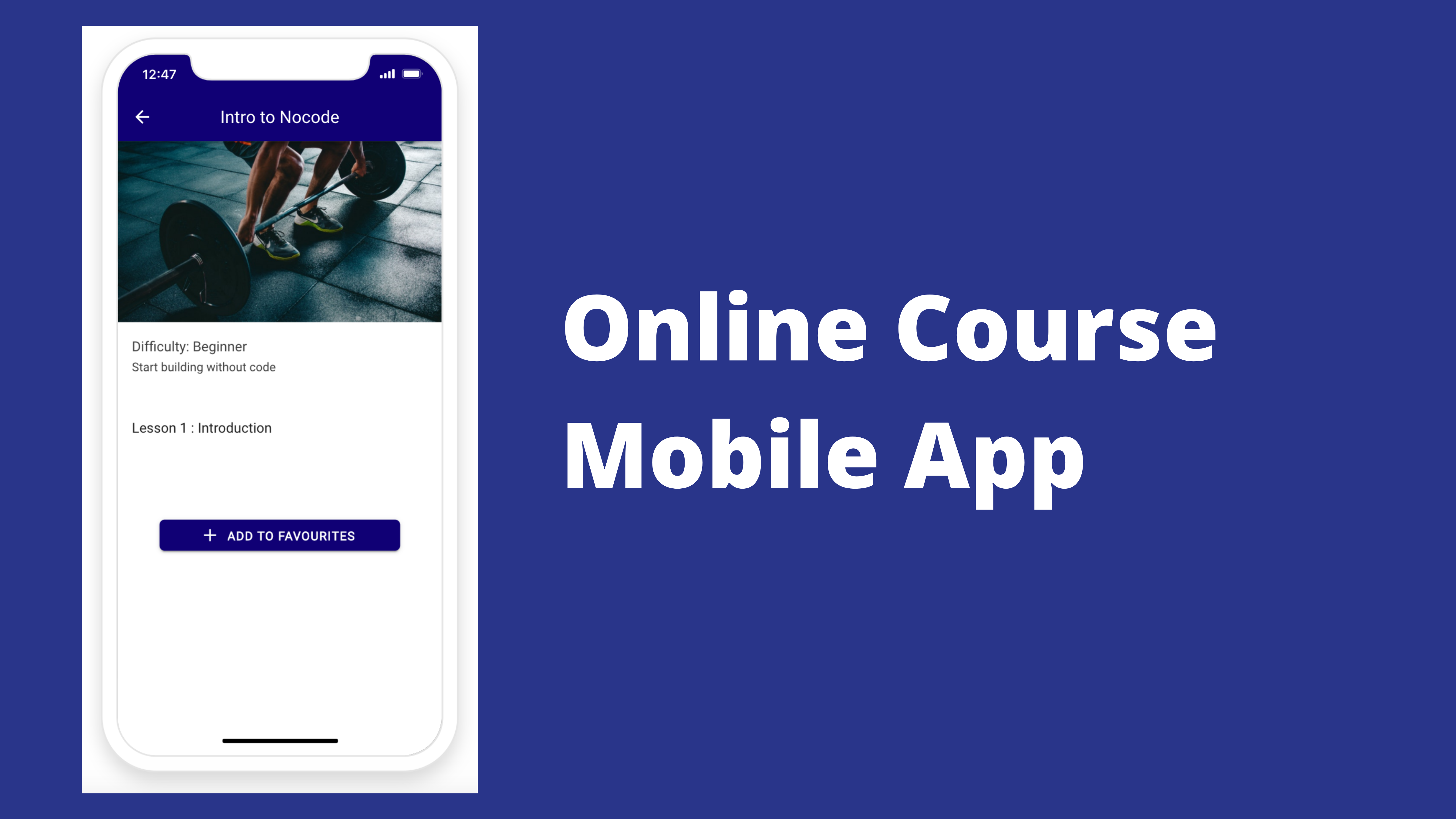 Online Course Mobile App