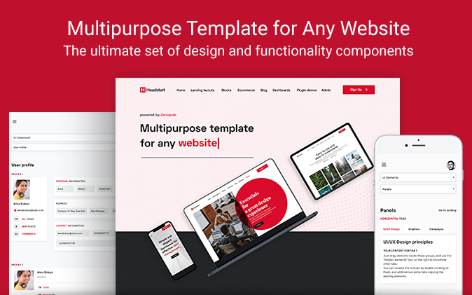 Headstart 3.0 - Multipurpose Template | Bubble