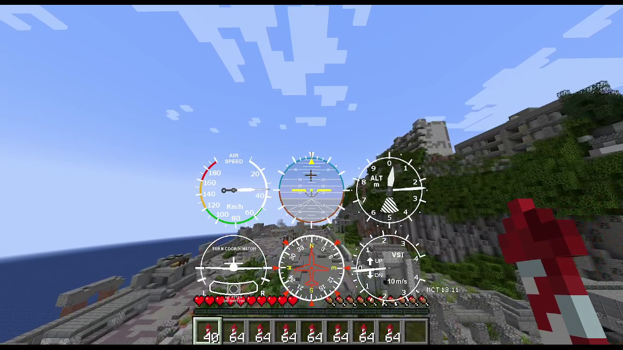 Flight Instruments｜MineAdd - マイクラの配布／共有サイト