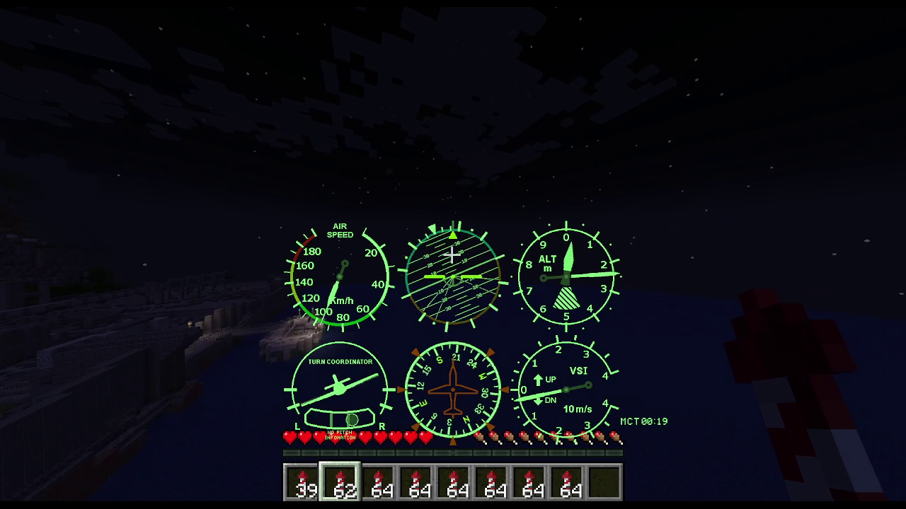 Flight Instruments｜MineAdd - マイクラの配布／共有サイト