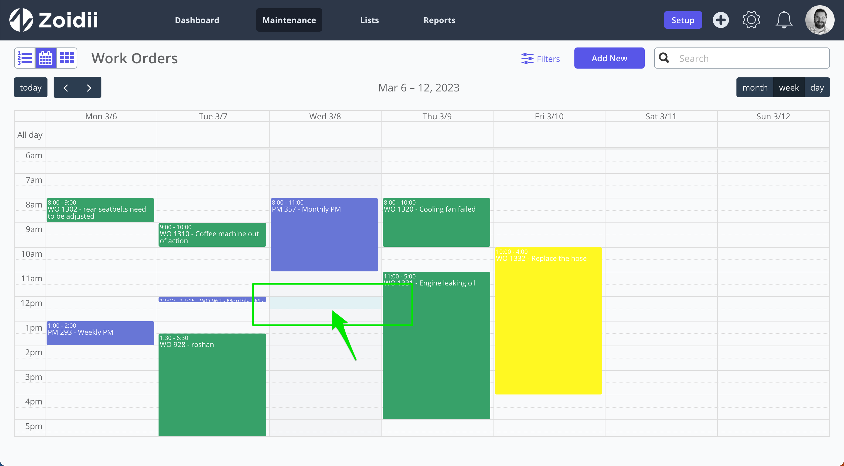 Help Article: Schedule a Work Order