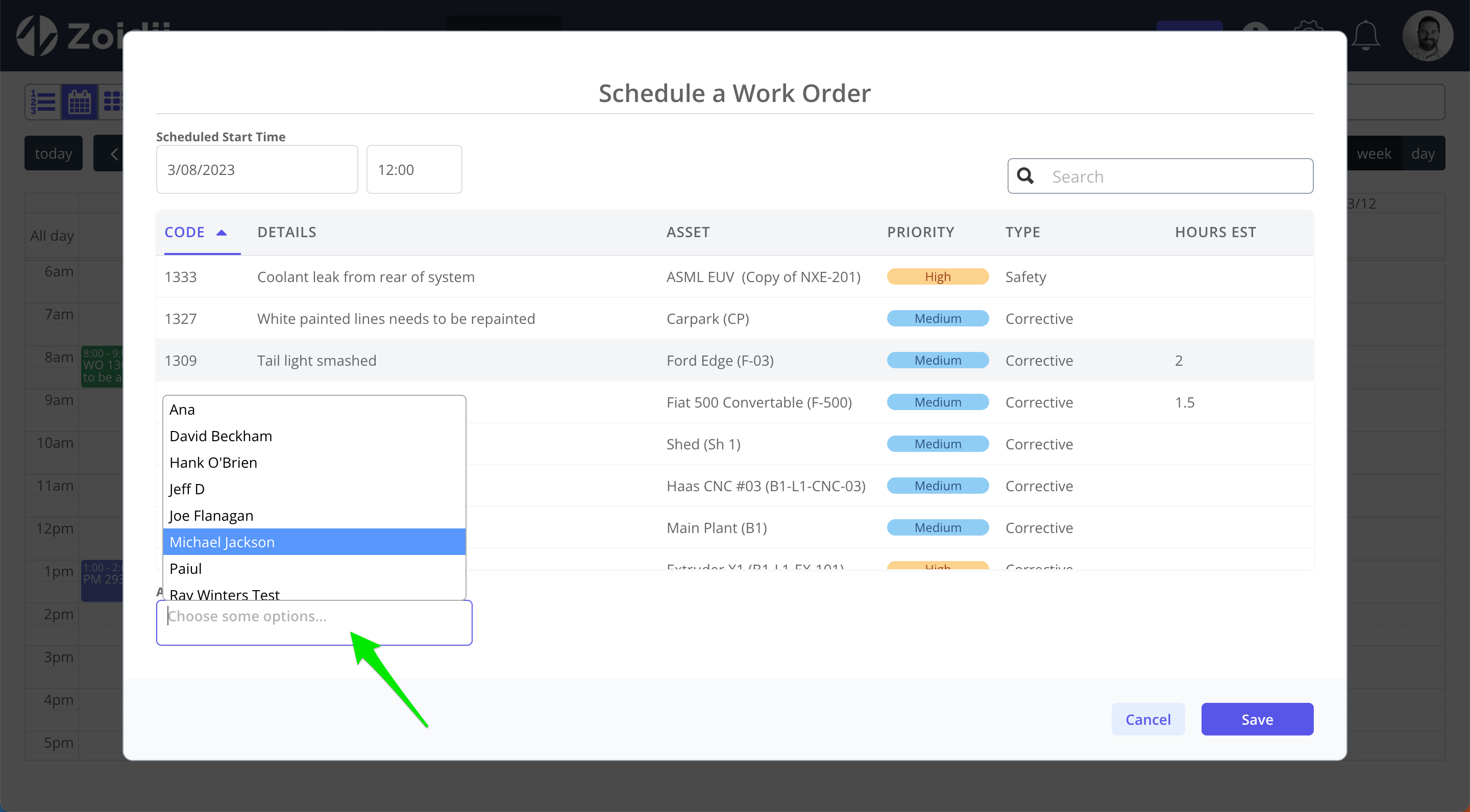 Help Article: Schedule a Work Order