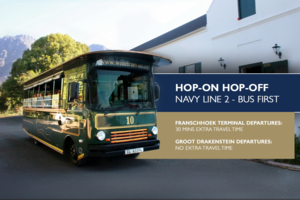 Franschhoek Wine Tram - NAVY LINE 2 - BUS FIRST