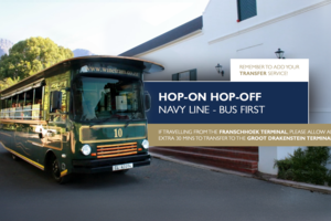 Franschhoek Wine Tram - NAVY LINE - BUS FIRST