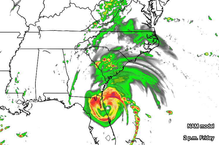 Where is the storm headed? Latest model simulations. - The Washington Post