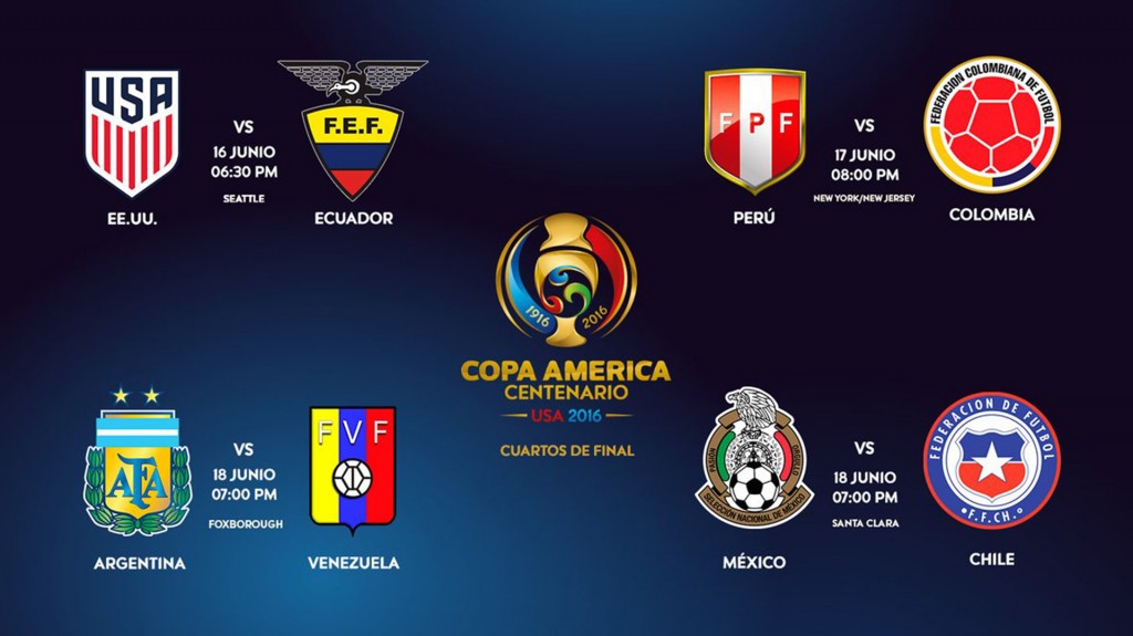 Copa América Así Quedaron Conformados Los Cruces De Los Cuartos De