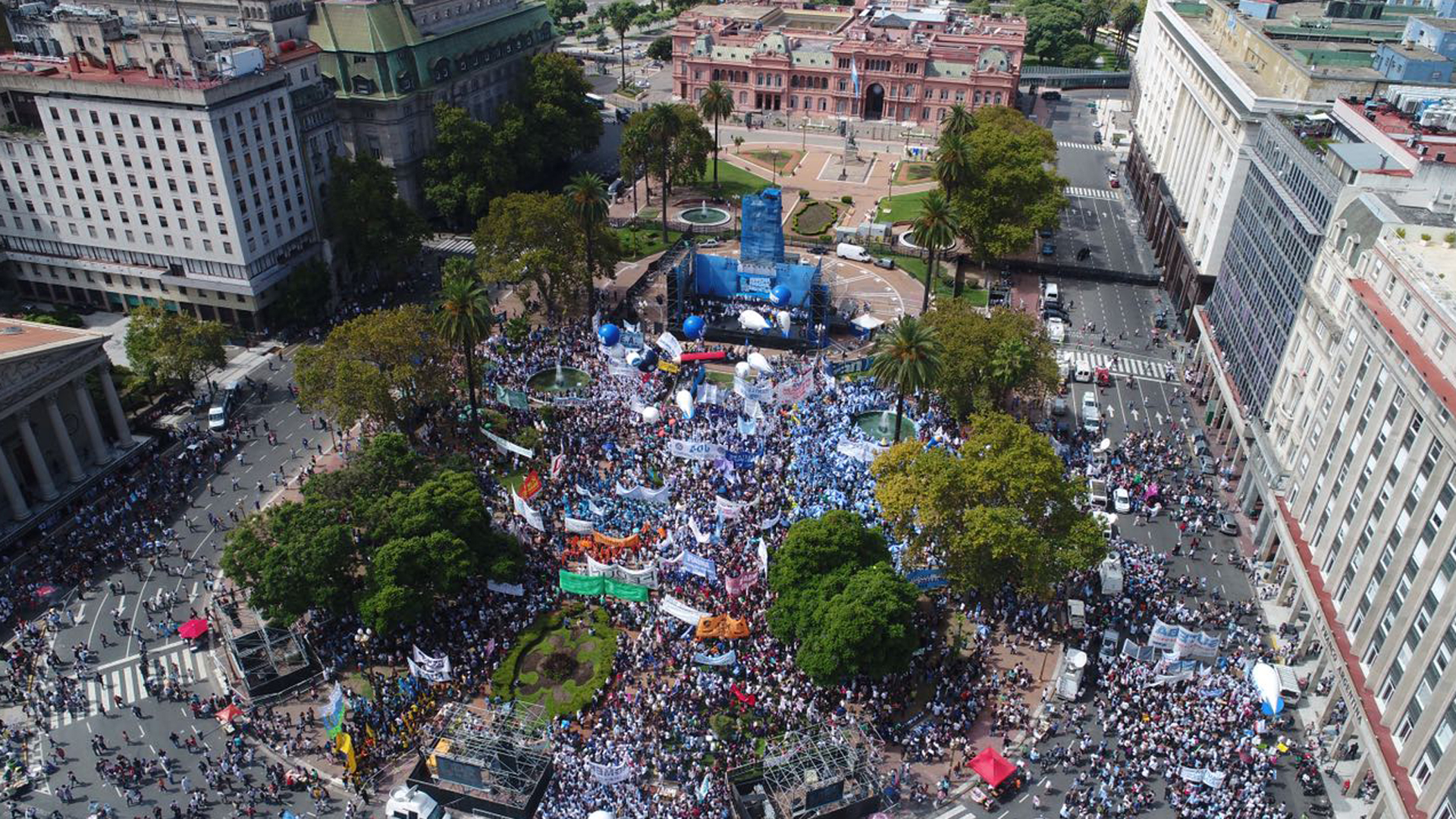 Las Mejores Fotos Panorámicas De La Marcha Federal Docente Infobae