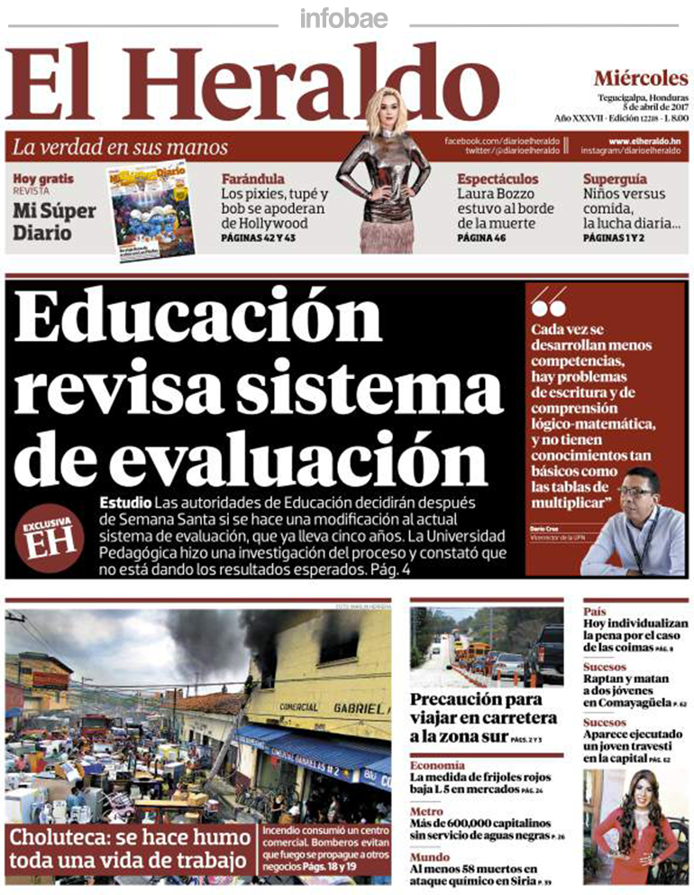 El Heraldo Honduras Miércoles 05 De Abril De 2017 Infobae