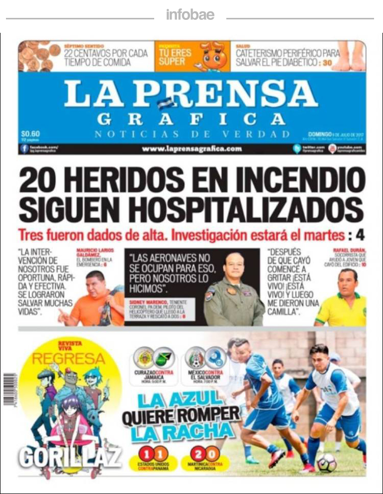 La Prensa Gráfica El Salvador Domingo 9 De Julio De 2017 Infobae