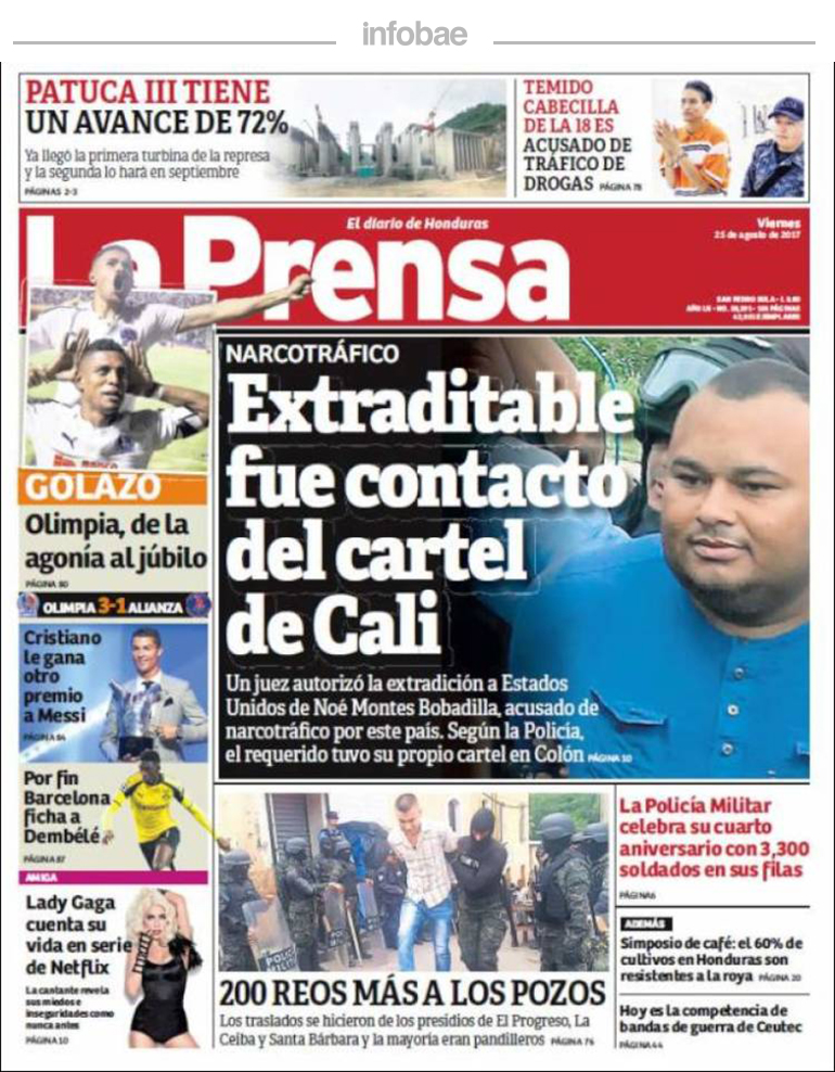 La Prensa Honduras Viernes 25 De Agosto De 2017 Infobae