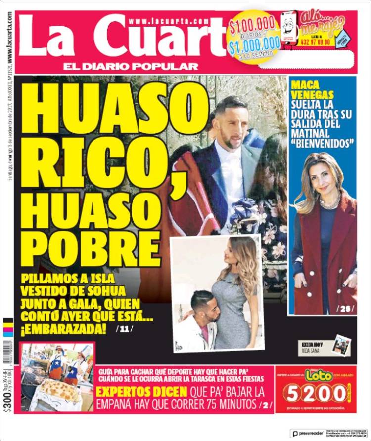 La Cuarta Chile Domingo 3 De Septiembre De 2017 Infobae