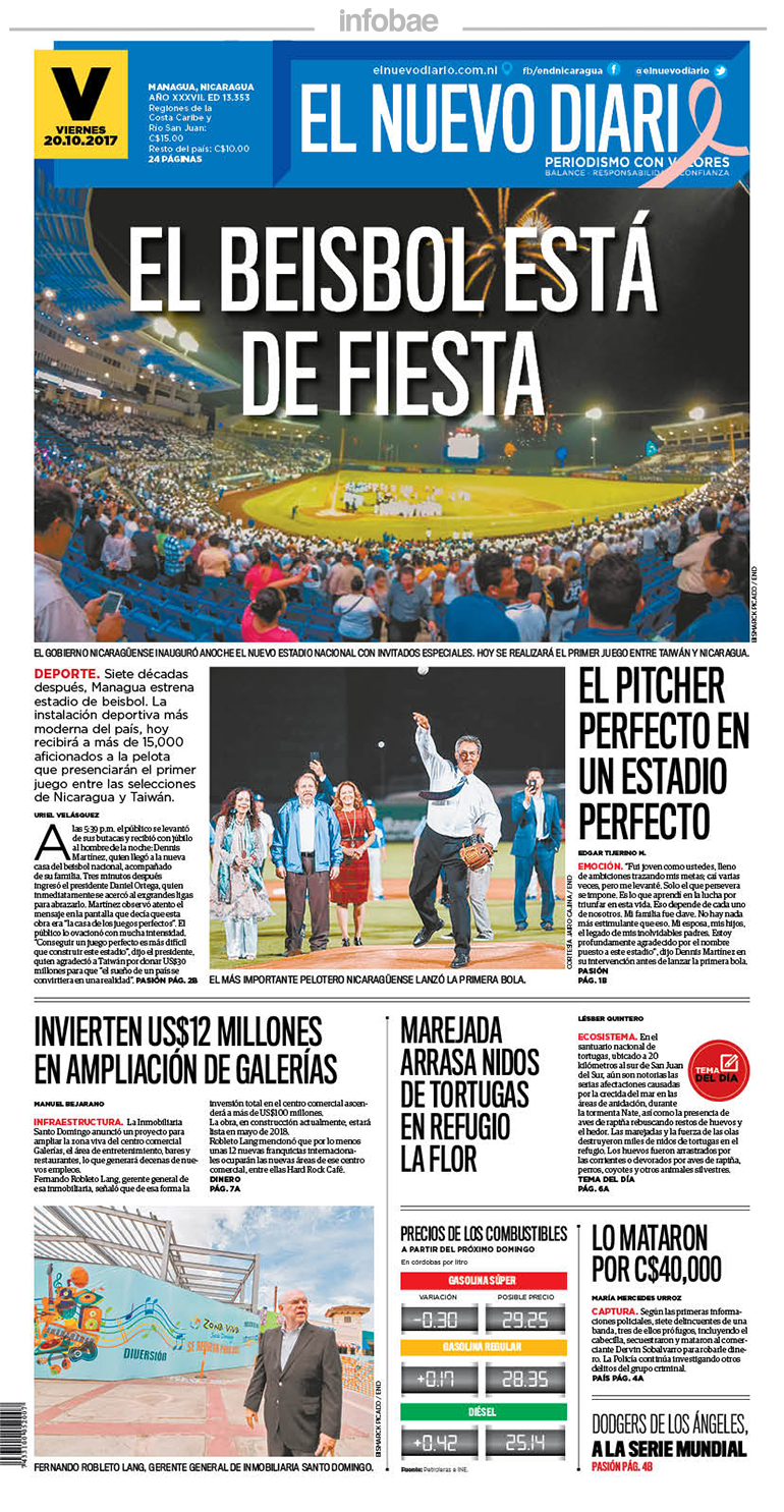 El Nuevo Diario Nicaragua Viernes 20 De Octubre De 2017 Infobae