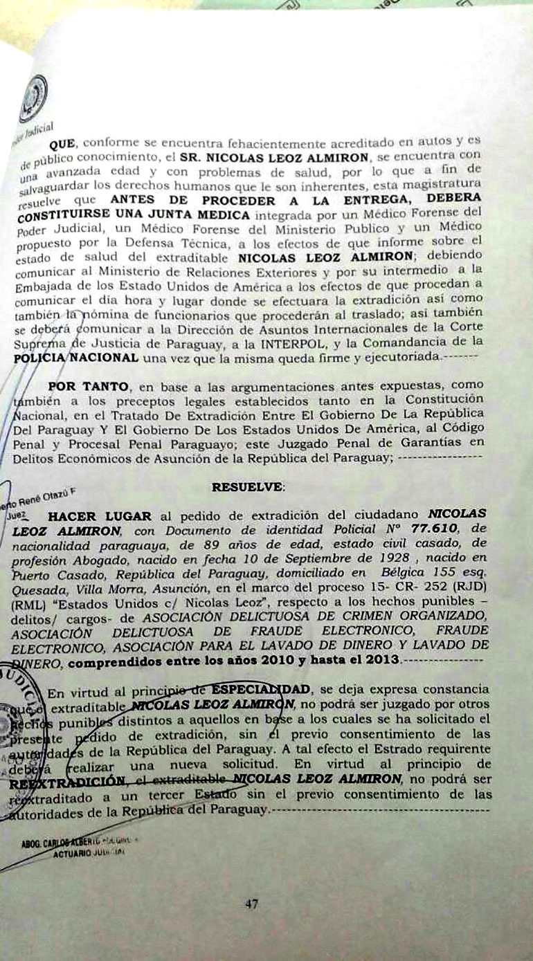 Fifa Gate La Justicia Paraguaya Ordenó La Extradición A Eeuu De 4524