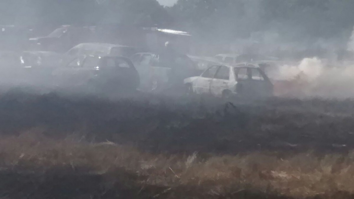Un Incendio En Un Predio De Gendarmería Afectó A 113 Vehículos Infobae