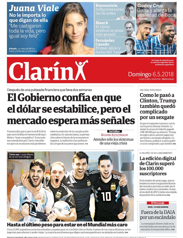 ClarÍn Domingo 6 De Mayo De 2018 Infobae