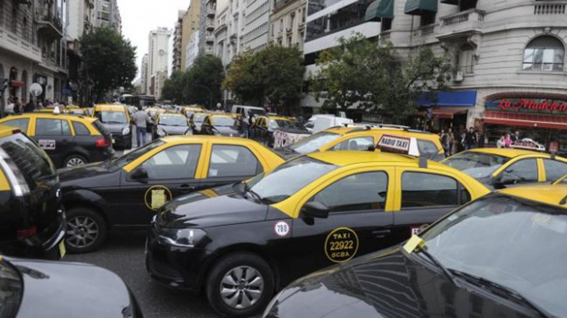 Caos En El Centro Porteño Por Una Nueva Protesta De Taxistas Contra Uber Infobae