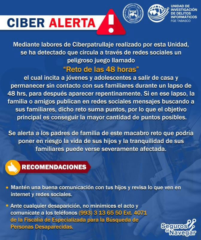 Alerta En México Por El Macabro Reto De Las 48 Horas Jóvenes Fingen