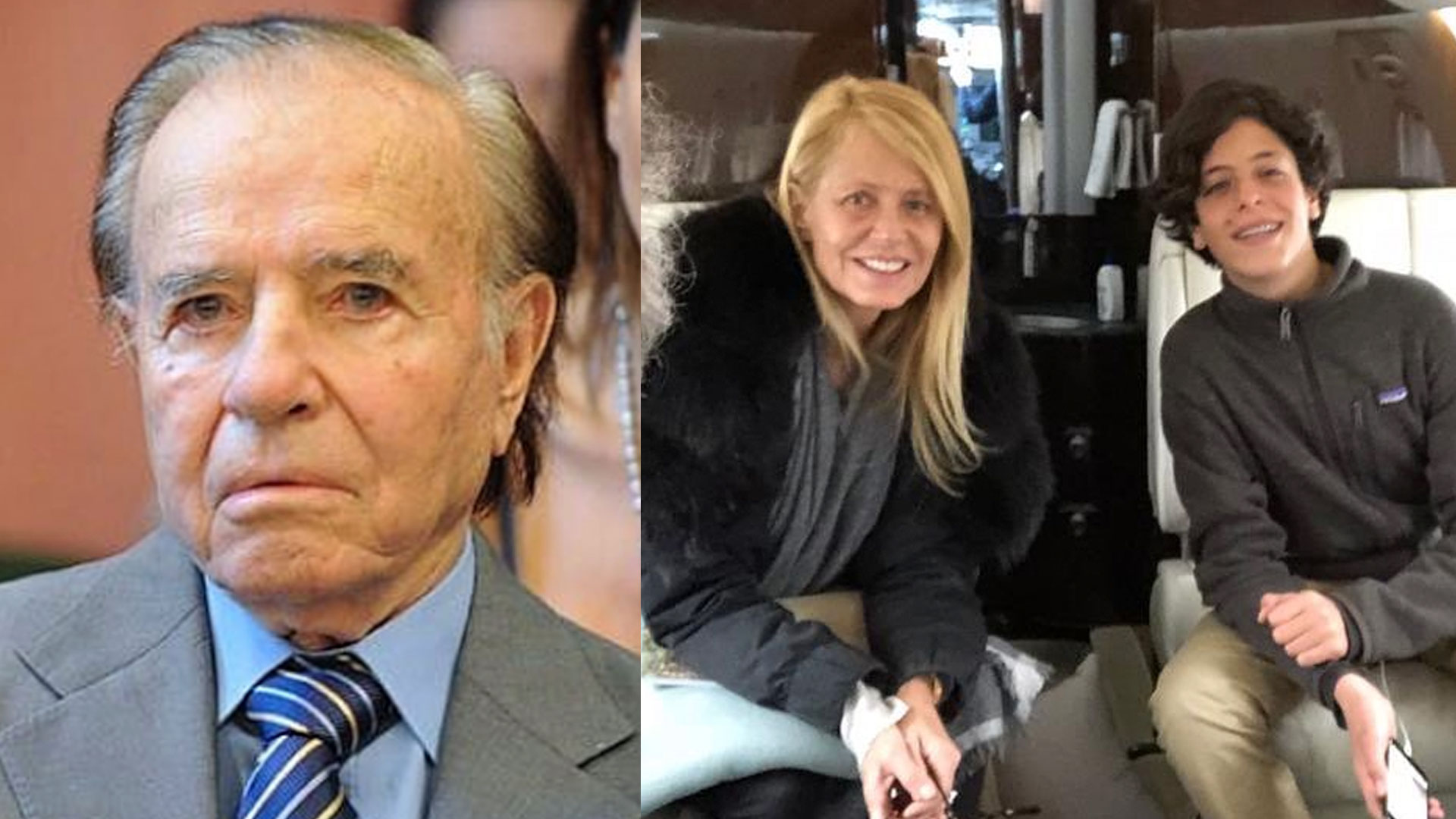 Le diagnosticaron un tumor cerebral a Máximo, el hijo de Carlos Menem y Cecilia Bolocco - Infobae