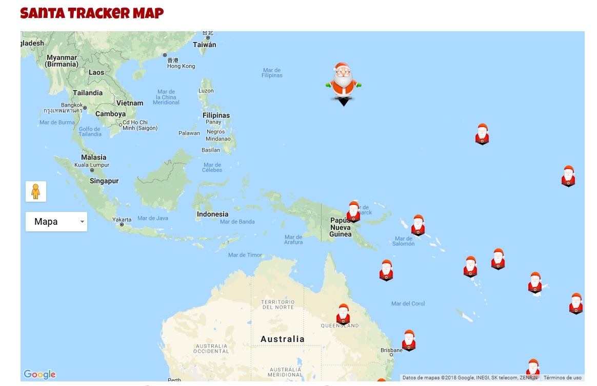 En Vivo Cómo Seguir Los Pasos De Papá Noel Repartiendo Regalos Por El