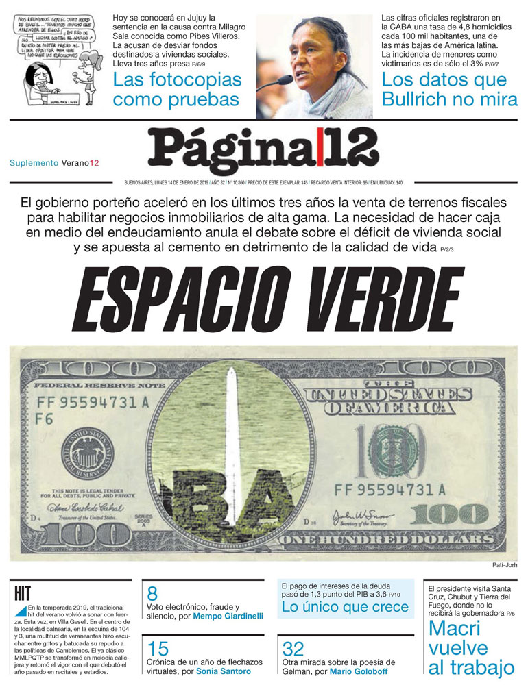 Página 12 Lunes 14 De Enero De 2019 Infobae 8682