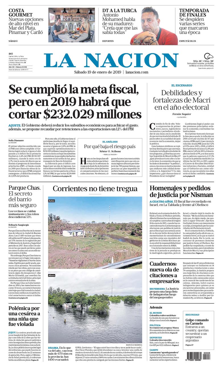 La Nación Argentina 19 De Enero De 2019 Perfil Formosa