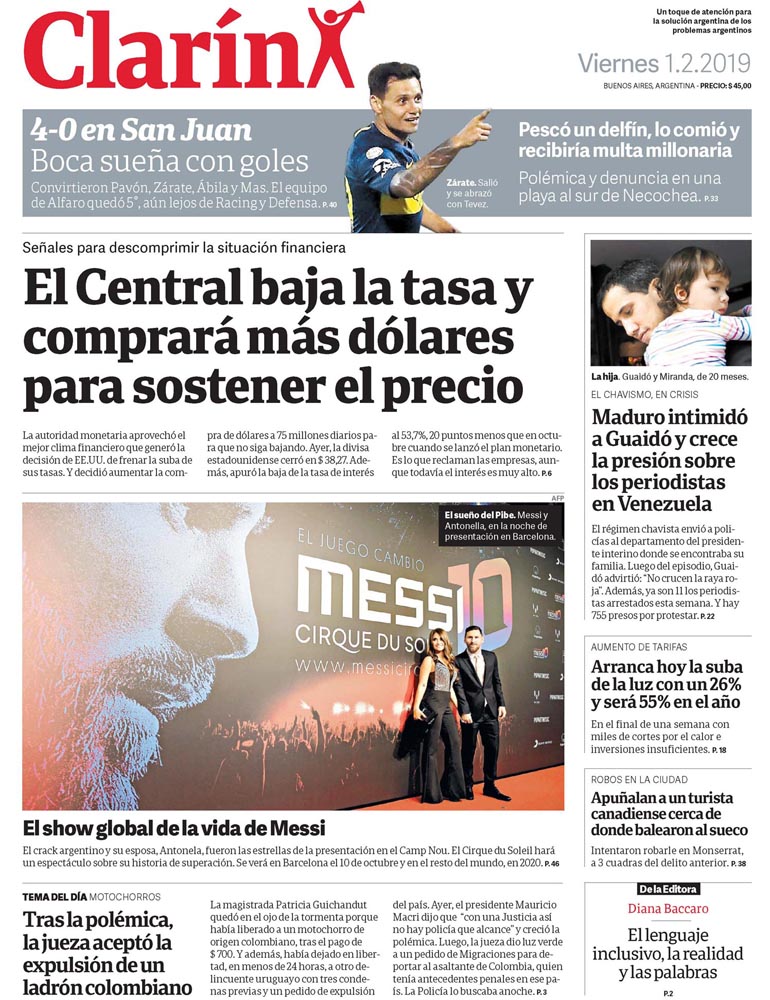 Clarín Argentina 1 De Febrero De 2019 Infobae 