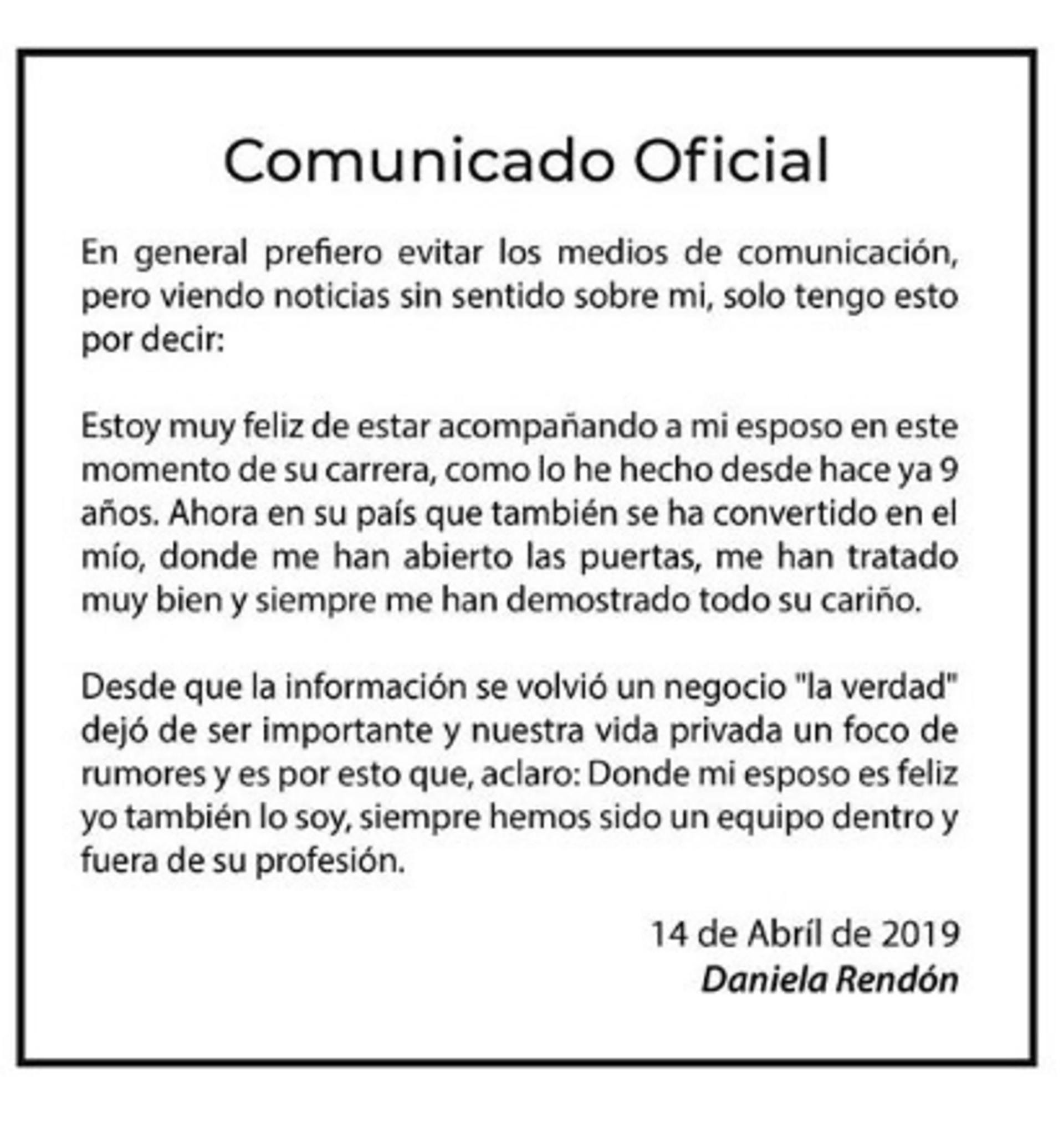 El Comunicado De La Esposa De Franco Armani En Medio De Los Rumores Que