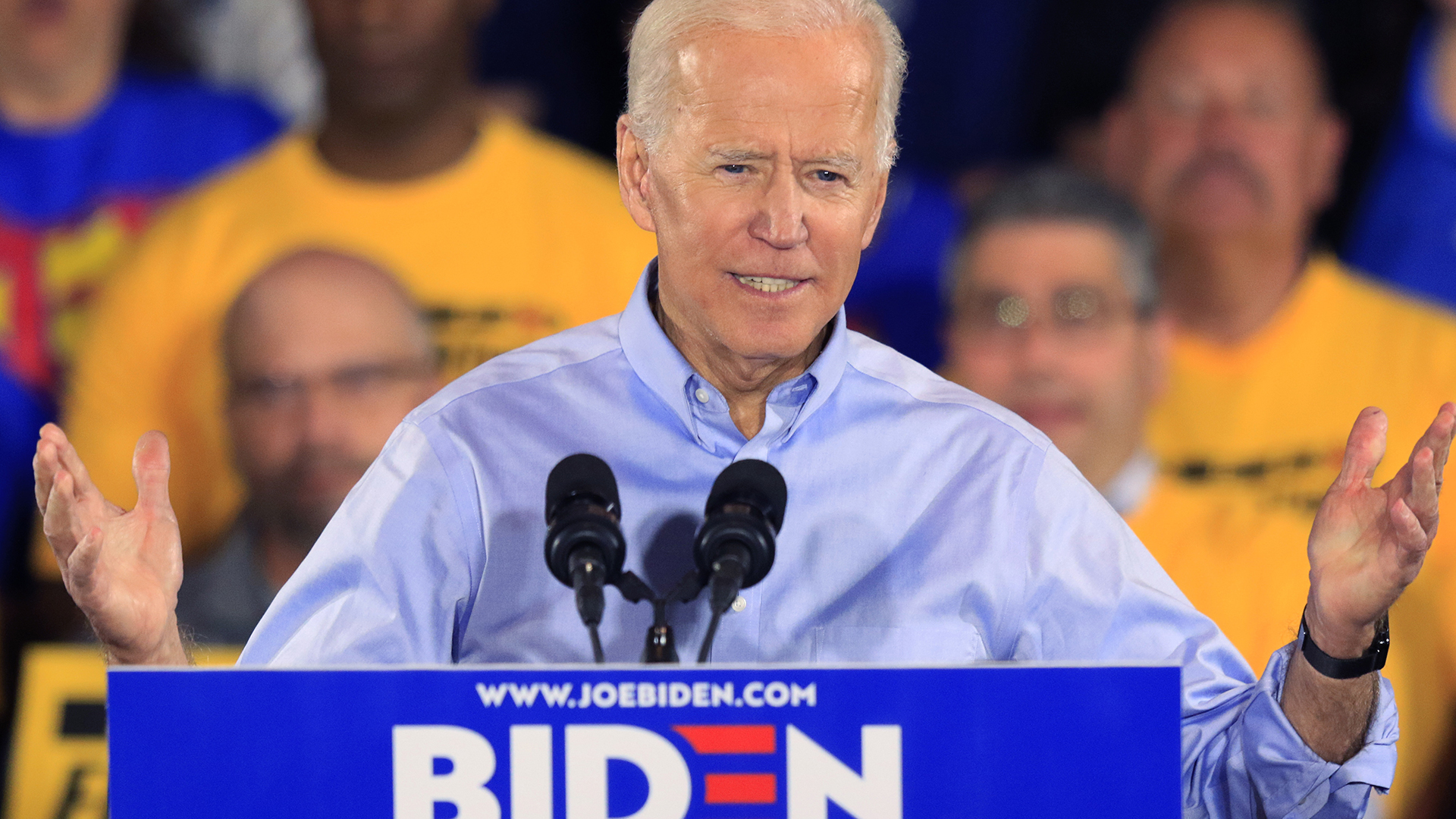 Joe Biden Arrancó Su Campaña Hacia La Presidencia De Eeuu Con Un Acto