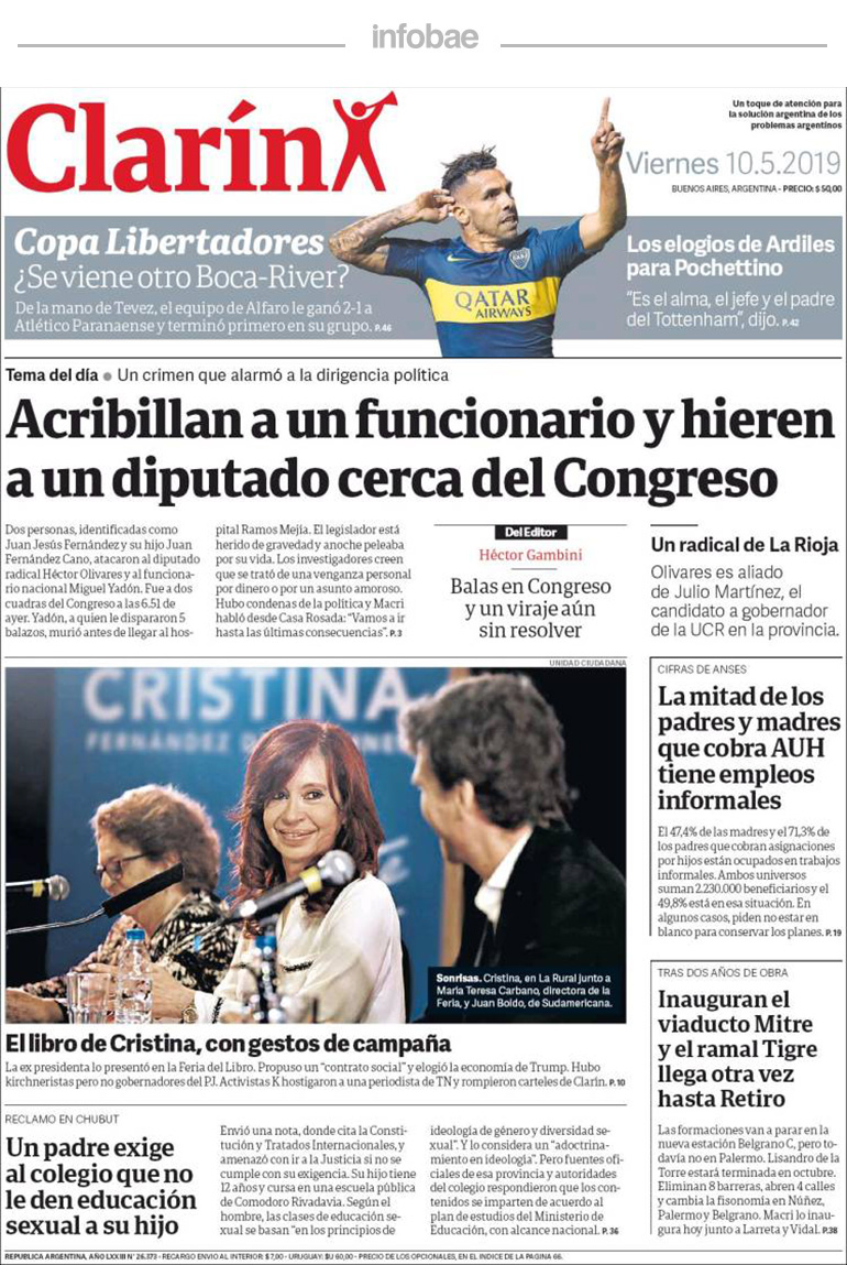 Clarín Argentina Viernes 10 De Mayo De 2019 Infobae