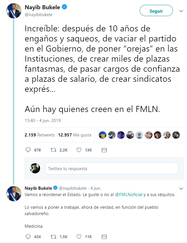 Nayib Bukele El Presidente Hipster De El Salvador Que Usa Twitter Para