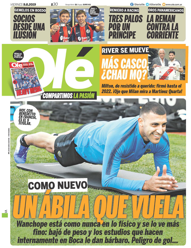 Olé Argentina Viernes 9 De Agosto De 2019 Infobae