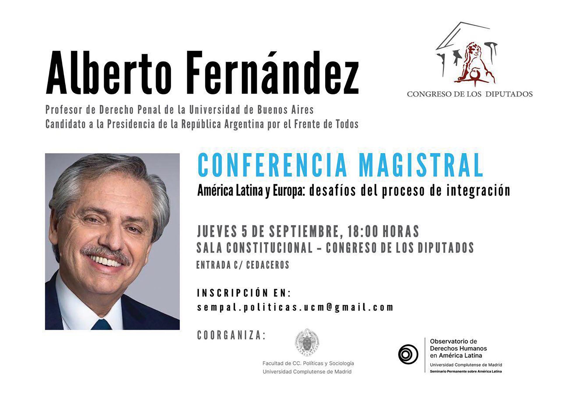 Alberto Fernández En Madrid Se Reunirá Con El Presidente Sánchez Y