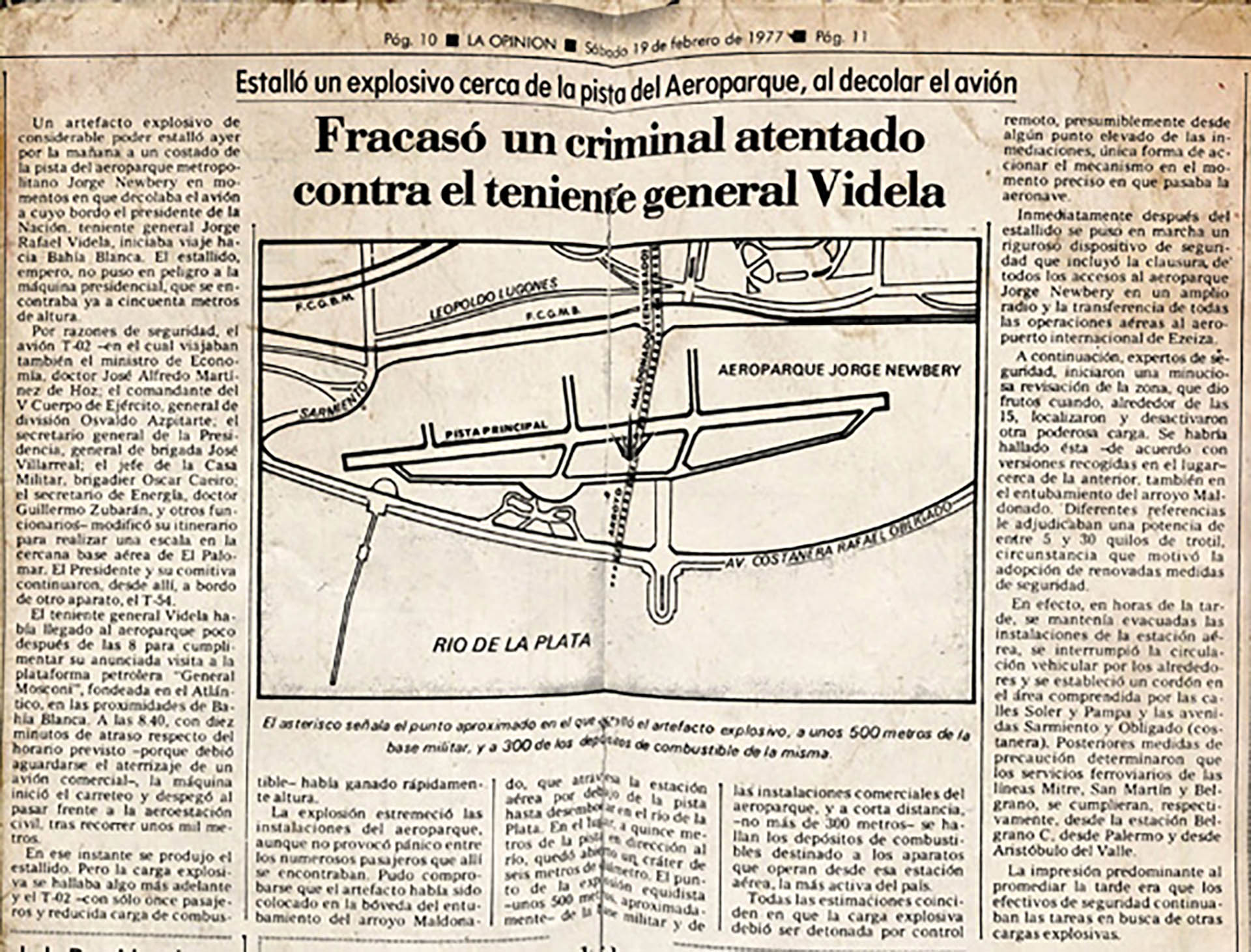 Operación Gaviota El Día Que El Erp Casi Voló Por Los Aires A Videla Y 2866
