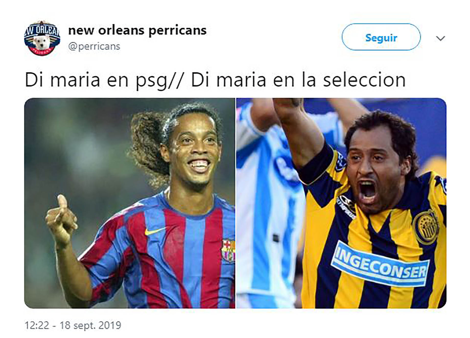 "Di María en el PSG, Di María en la Selección": los mejores memes de la ...