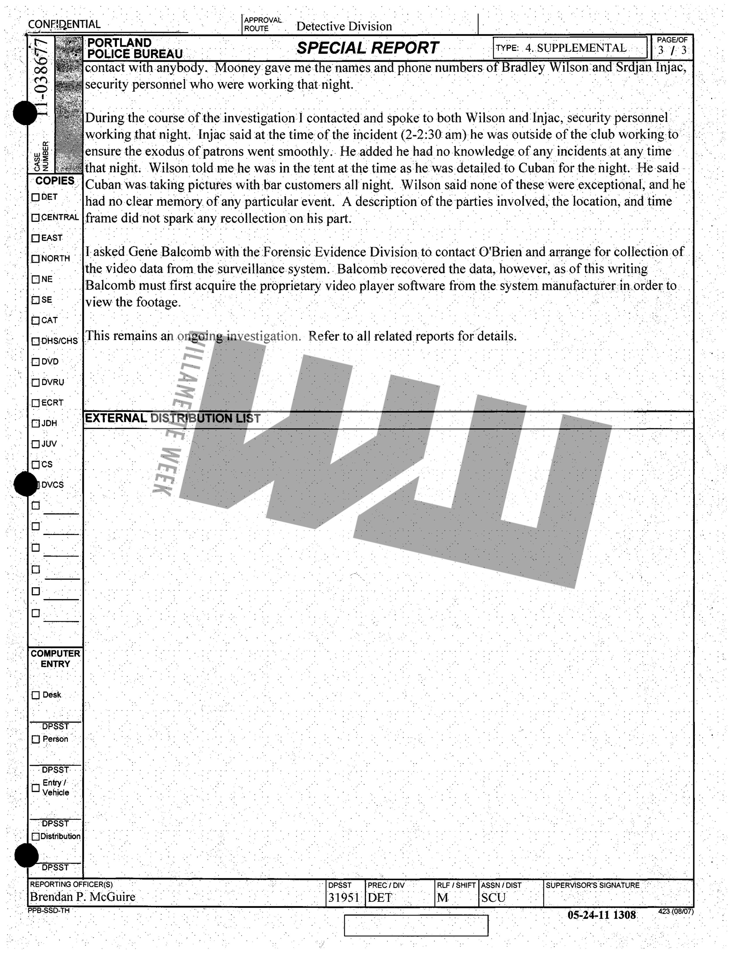 Here’s the Full 2011 Police Report and Interview Transcript With Dallas ...