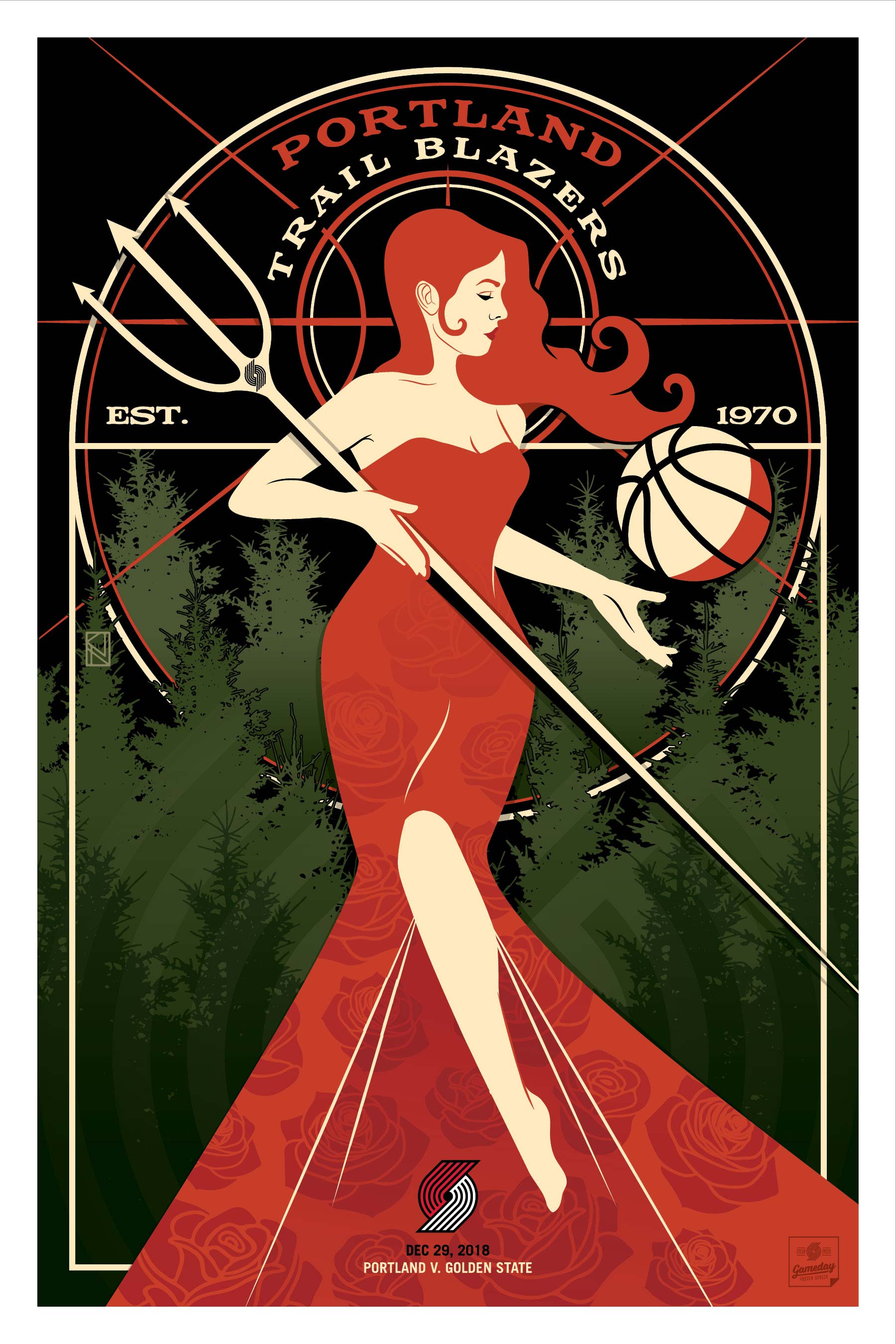 The Blazers’ Game-Day Posters Are the Coolest Collectibles in Sports ...