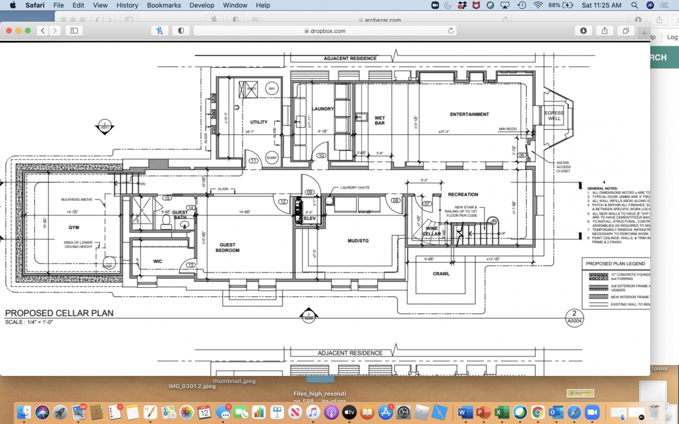 Design project for reconfigure stair to basement, create a small ...