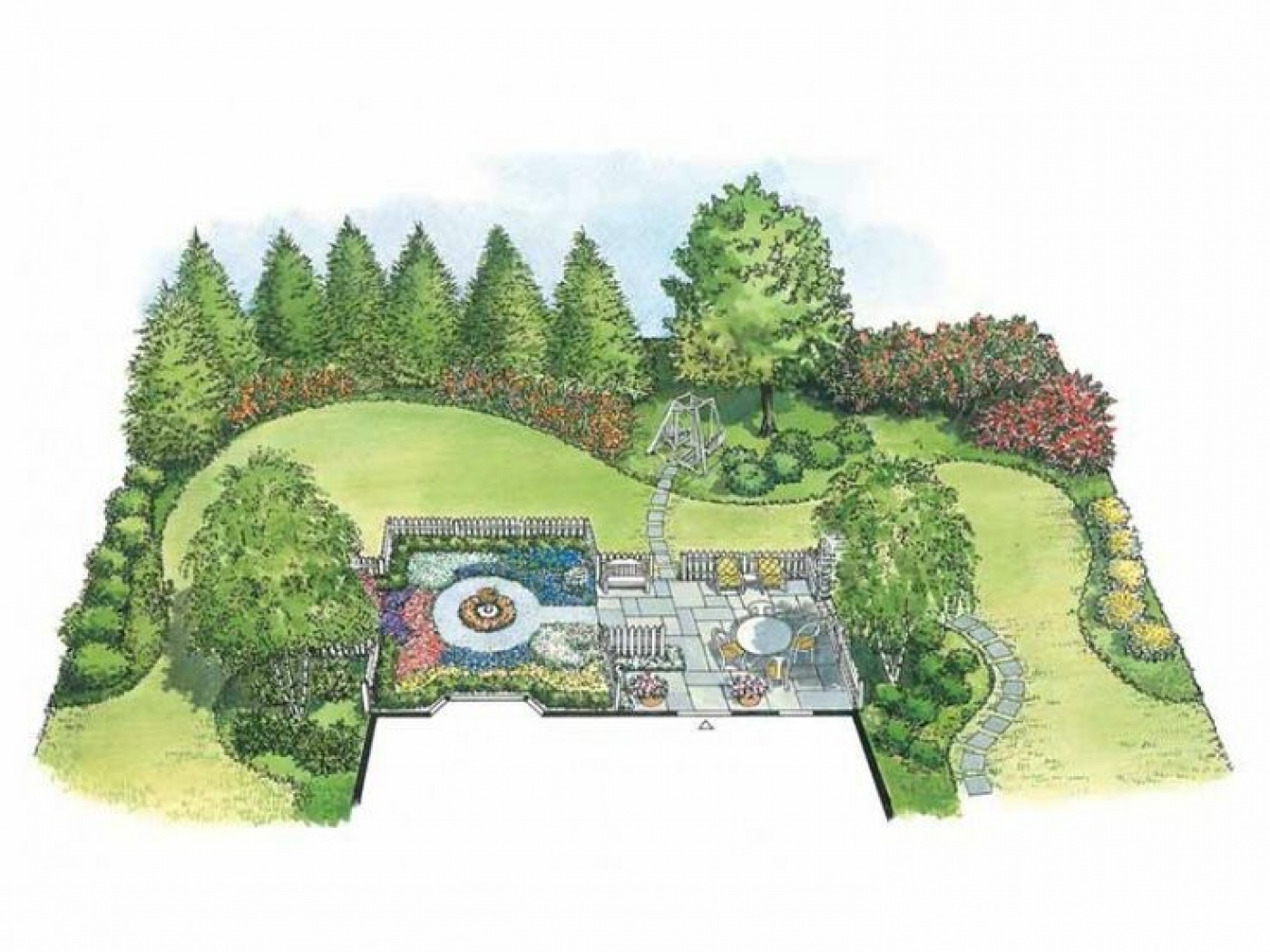 Design project for Blank slate backyard in need of privacy in United ...